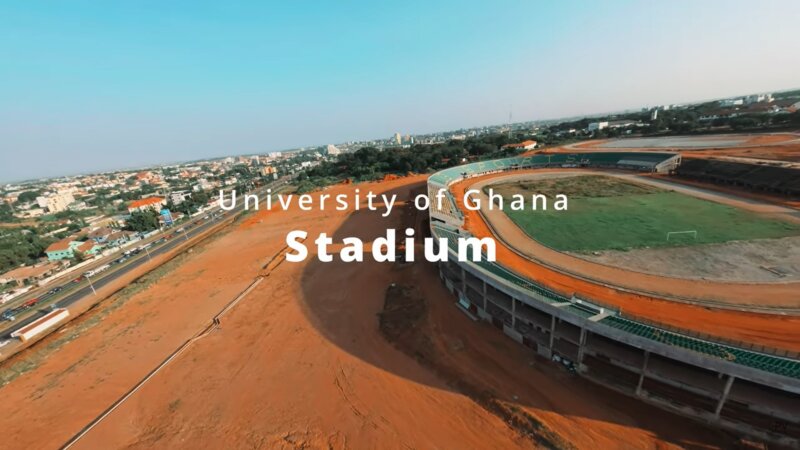 University of Ghana Stadium Upgrades Progress - FPV Africa